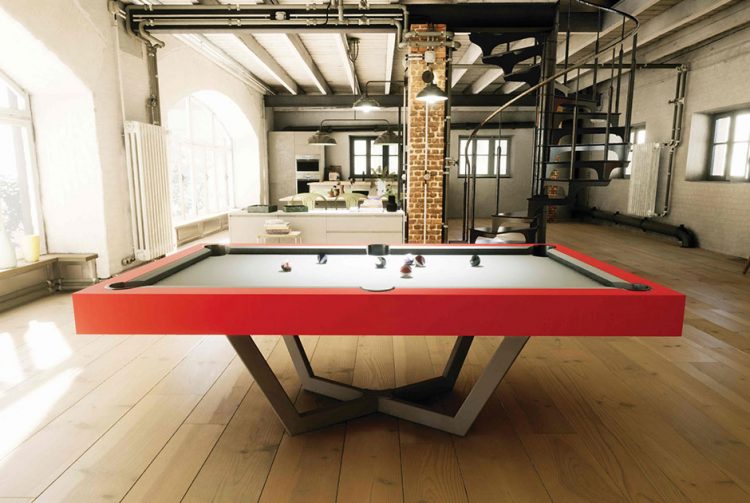 Billard Prisme, nouvelle création design par Billards Bréton